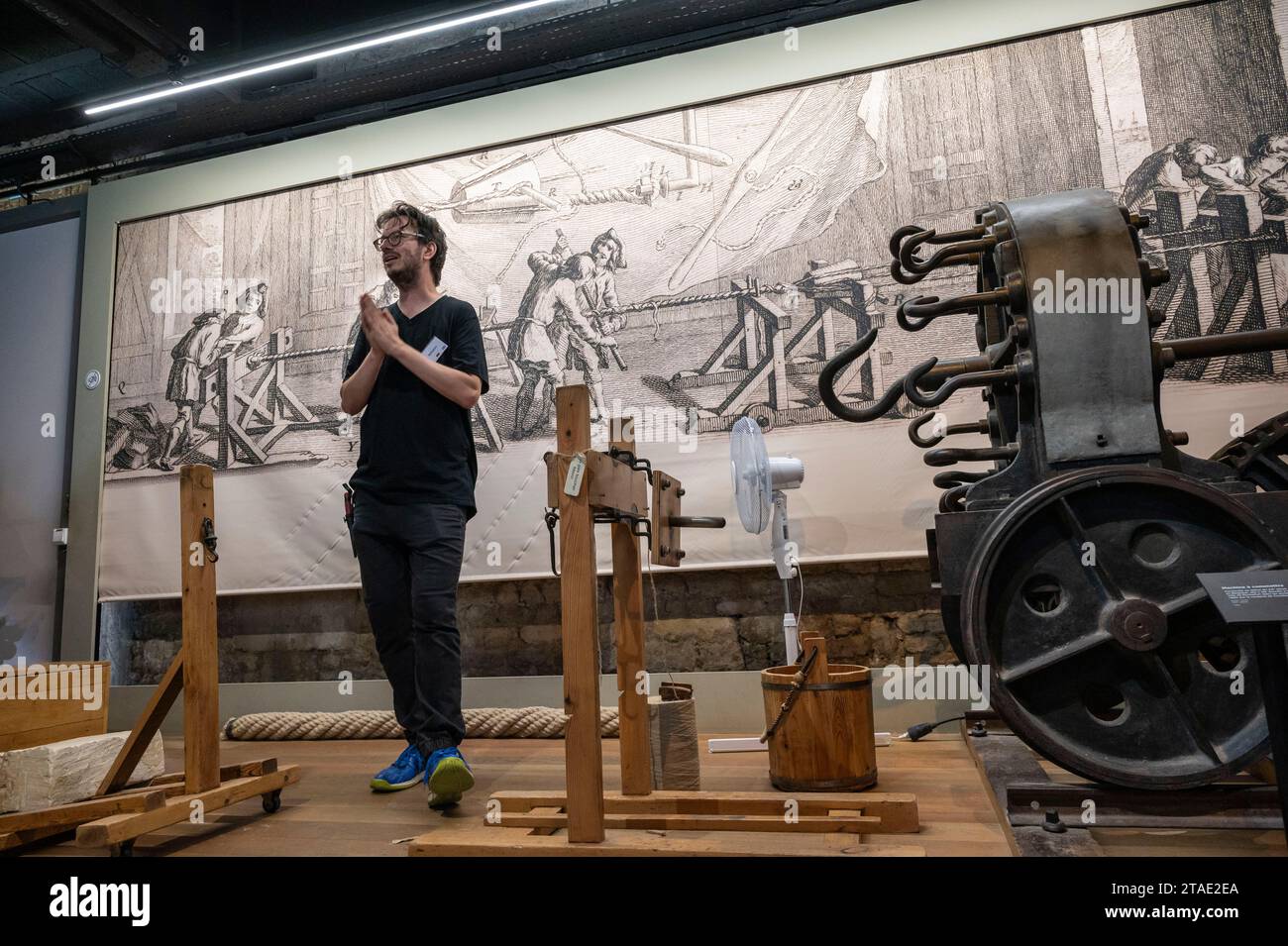 Machine à tresser les cordes Banque de photographies et d’images à ...