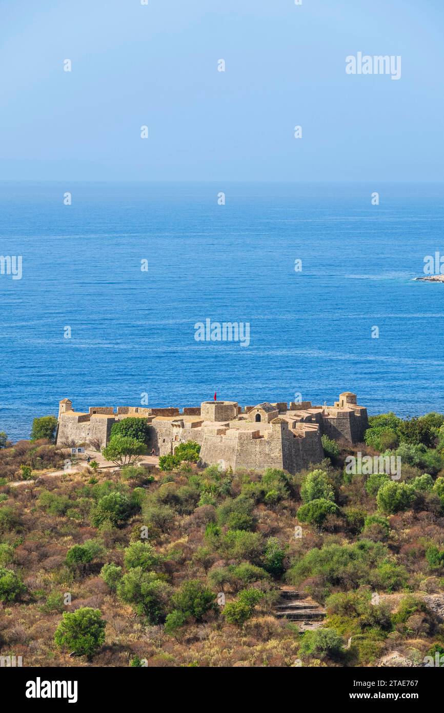 Albanie, province de Vlora, Riviera albanaise, environs de Himare ...