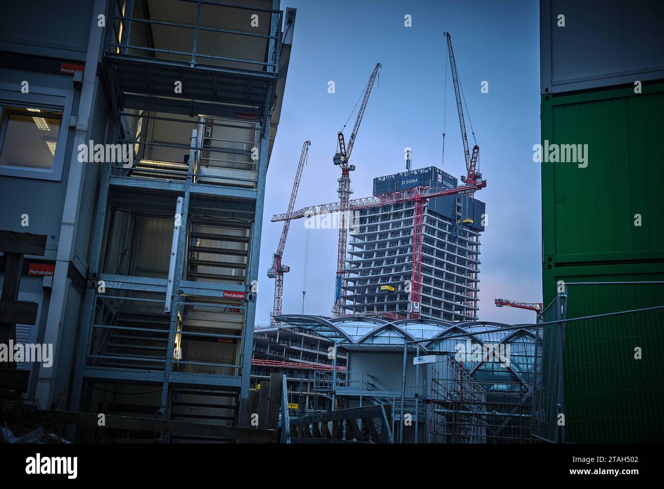 Hambourg, 30.11.2023 Elbtower - Bauvorhaben in der Hamburger Hafencity ...