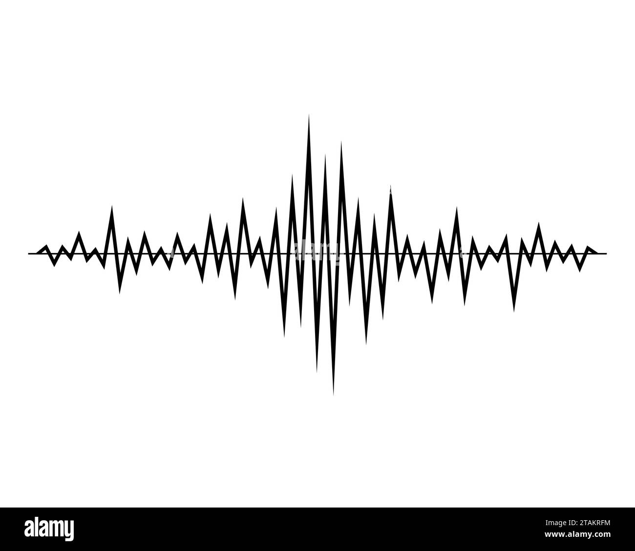 Sound wave icon vector equalizer Banque de photographies et d’images à haute résolution - Alamy