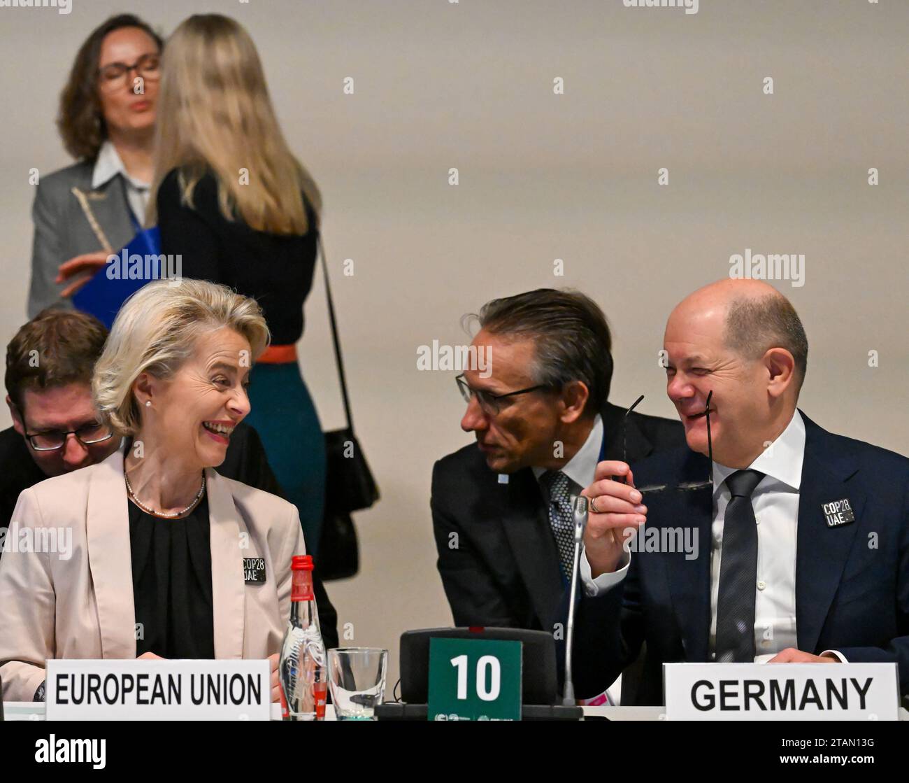 Dubaï, Émirats arabes Unis. 02 décembre 2023. Le chancelier allemand ...