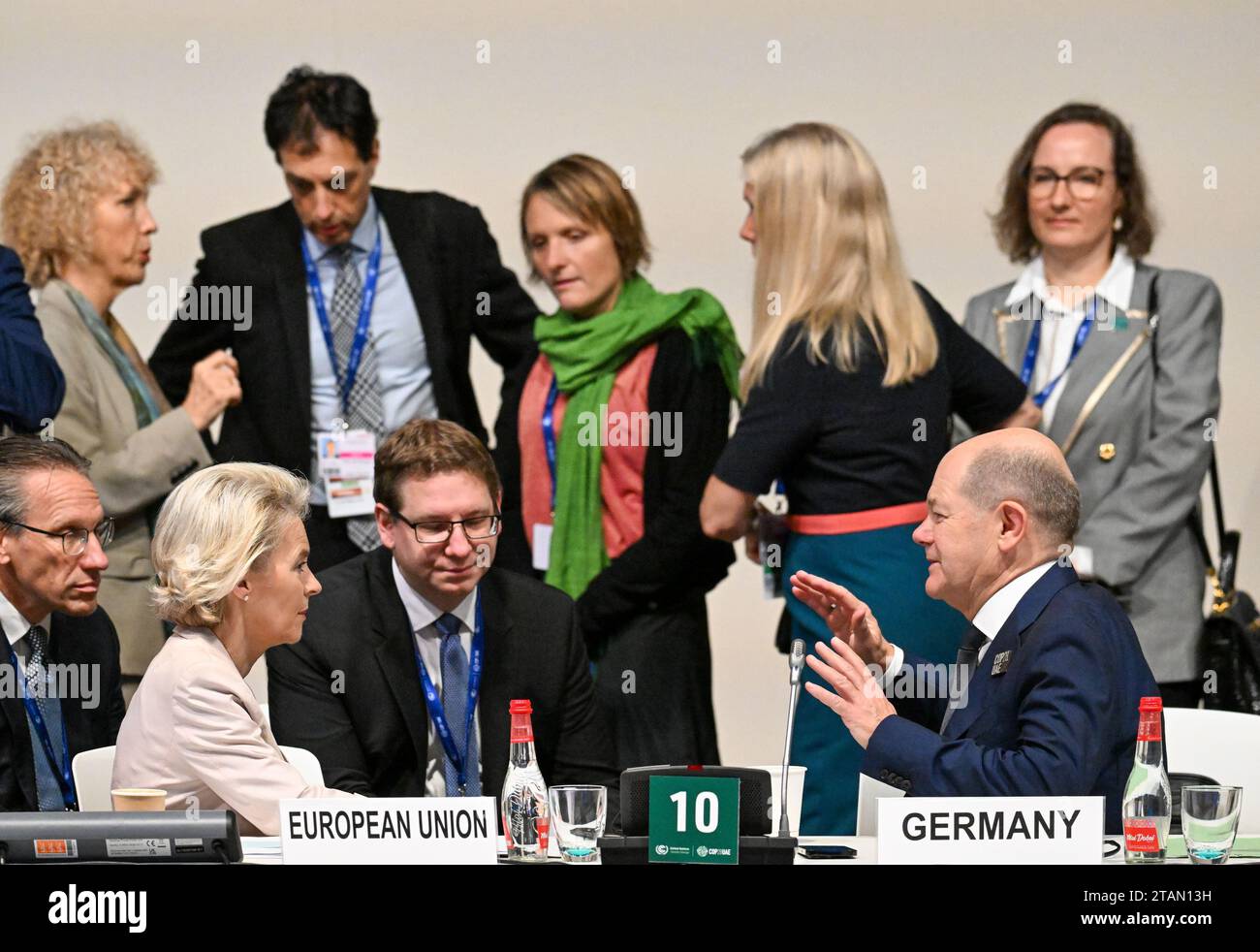 Dubaï, Émirats arabes Unis. 02 décembre 2023. Le chancelier allemand ...