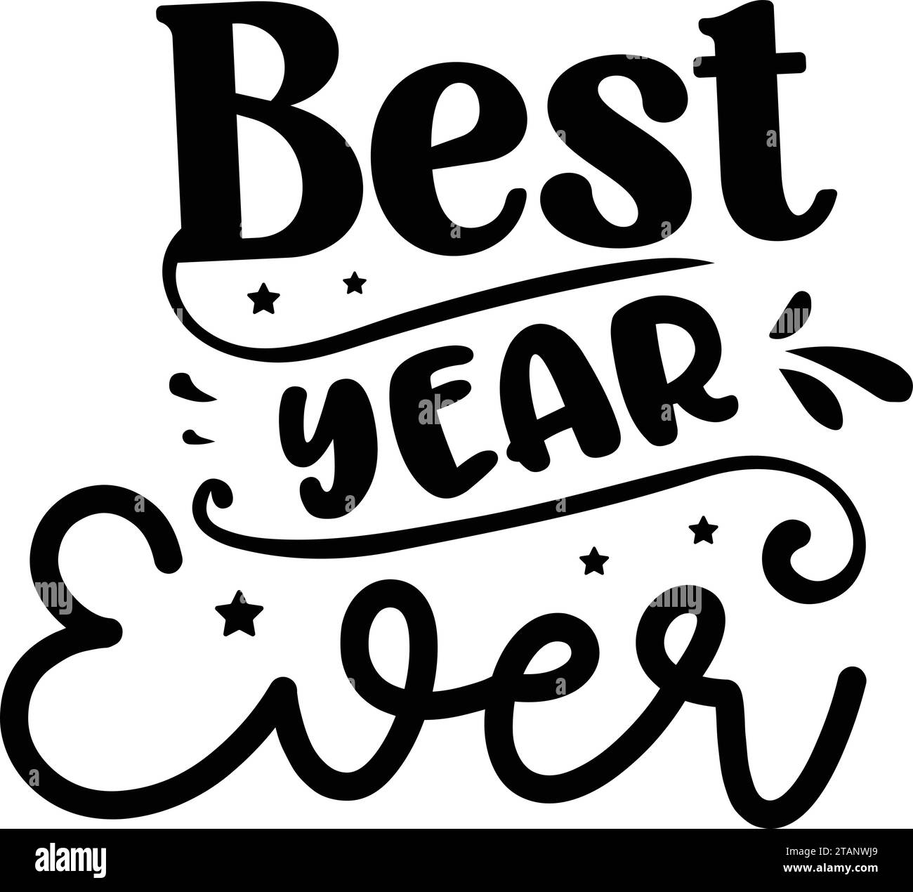 Meilleure année Banque d'images noir et blanc - Alamy