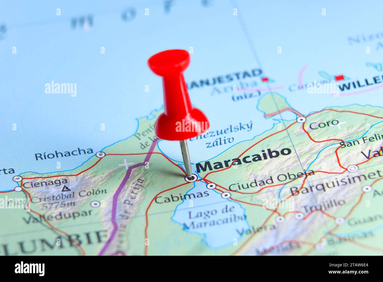 Carte de maracaibo Banque de photographies et d’images à haute ...