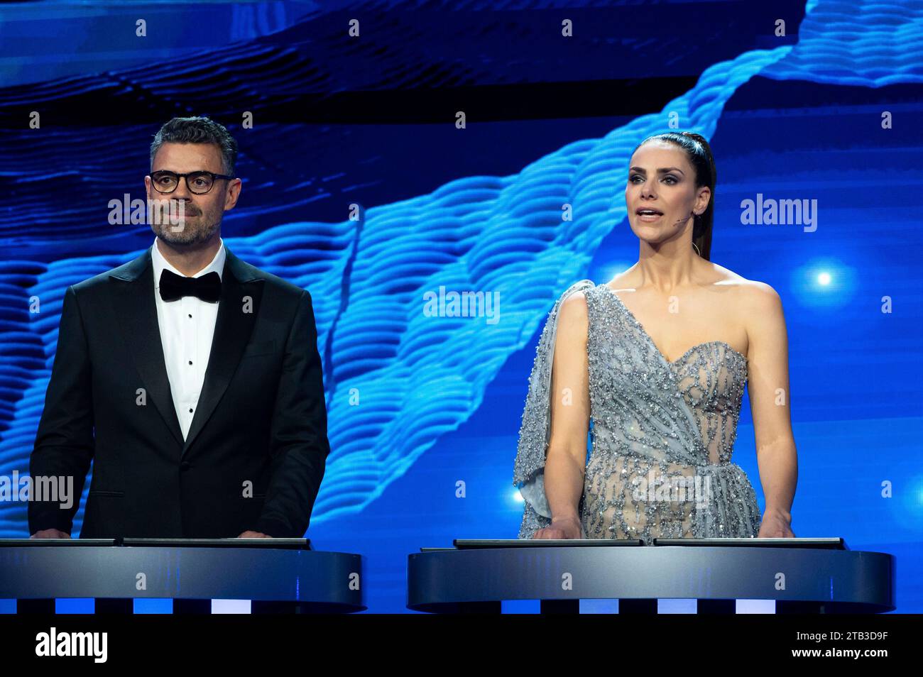 Pedro Pinto (Portugal, modérateur UEFA), Esther Sedlaczek (Deutschland ...
