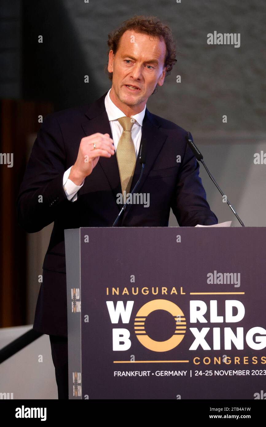 Frankfurt 25.11.2023 World Boxing inaugural Congress 2023 in den ...