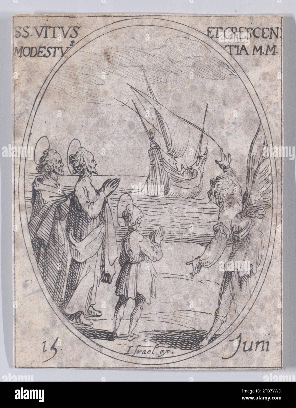 St. Vitus, St. Modestus, et St. Crescentia, le 15 juin, extrait de 'les ...
