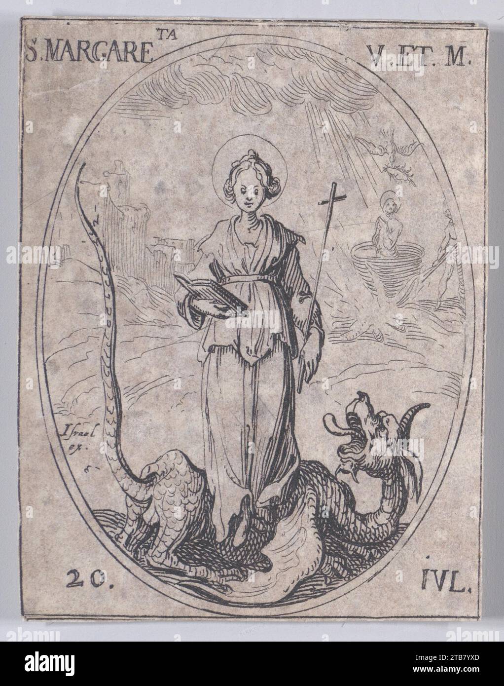 Ste. Marguerite, vierge et martyre (Sainte Marguerite d'Antioche ...