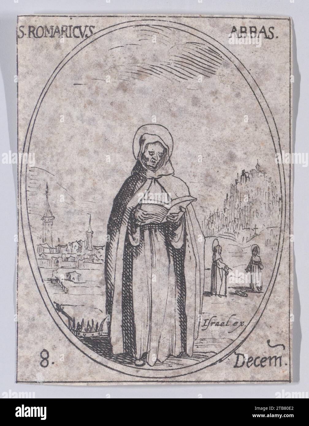 S. Romaric, abbé (Saint Romaric, Abbé), 8 décembre, extrait de 'les Images de tous les Saincts ...