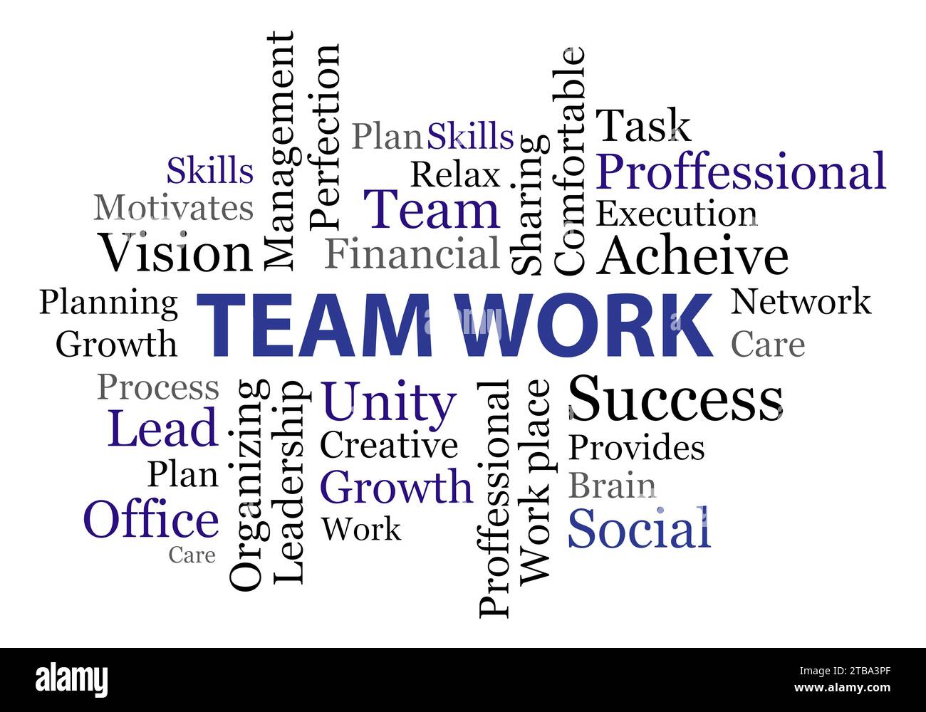 Travailler ensemble cloud Banque de photographies et d’images à haute résolution - Alamy