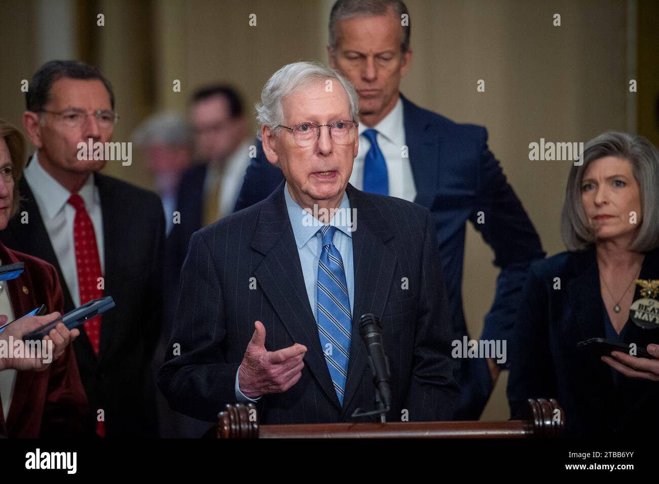 Mitch Mcconnell Républicain Du Kentucky Leader De La Minorité Au