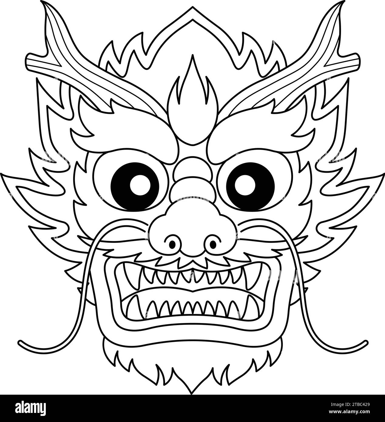 Dessins De Visage De Dragon