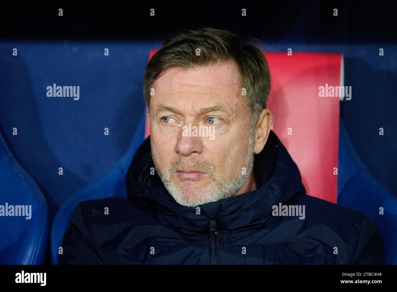 Peter Gerhardsson, entraîneur-chef de la Suède lors du match de ...