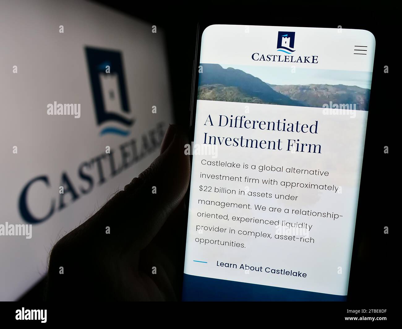 Logo de castlelake Banque de photographies et d’images à haute ...