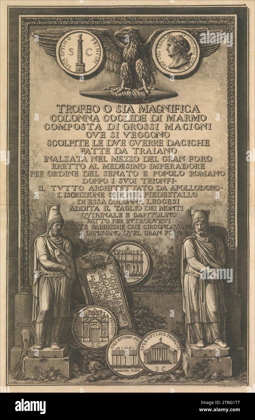 Page de titre, de 'Trofeo o sia Magnifica Colonna Coclide...' (Le ...