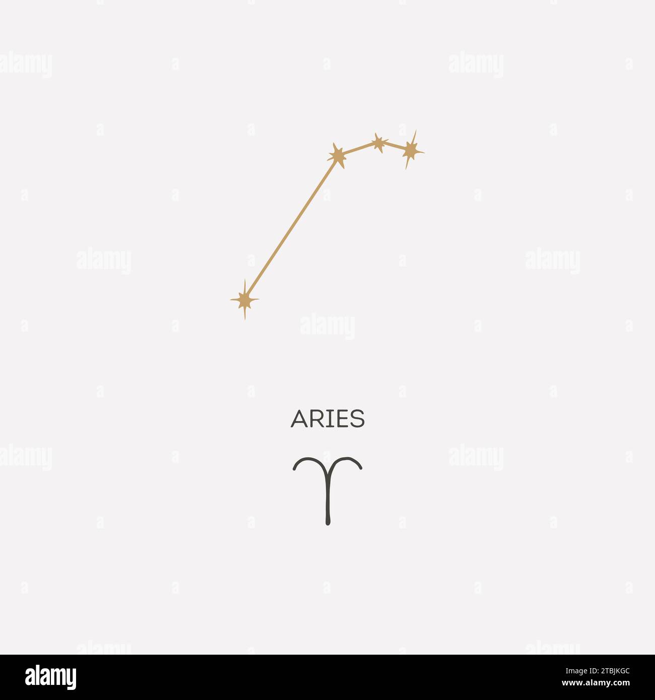 Constellation du zodiaque Banque d'images vectorielles - Alamy