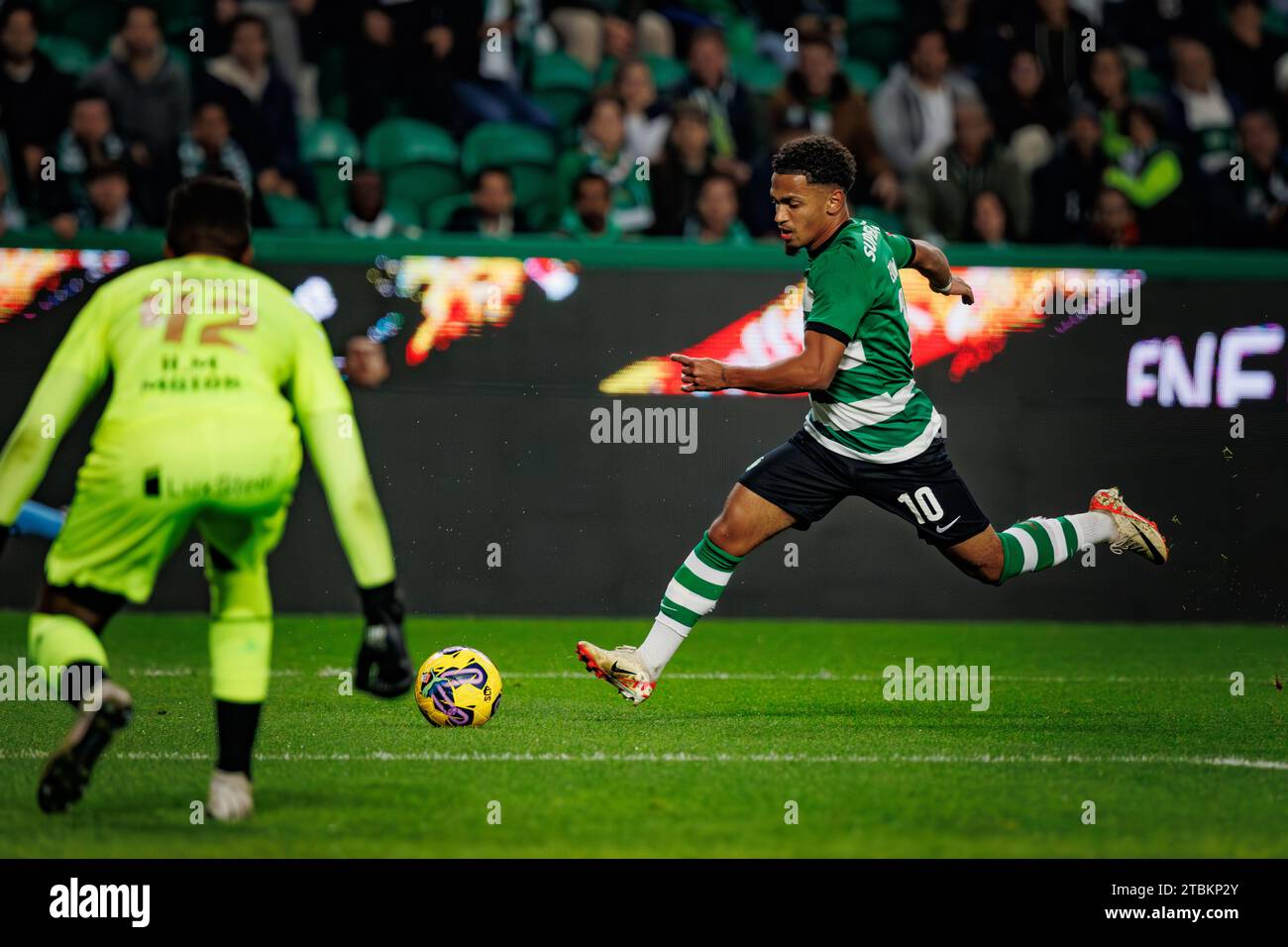 Marcus Edwards lors du match de Liga Portugal 23/24 entre le Sporting ...