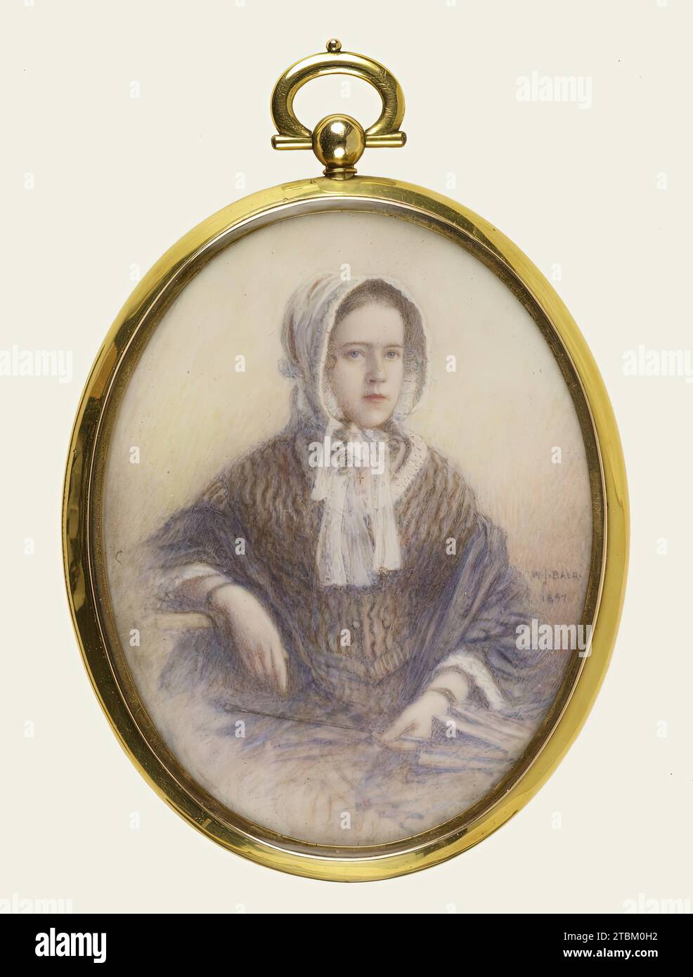 Portrait d'Ellen Harper Walters, 1897. Ellen Walters (1822-1862) était ...