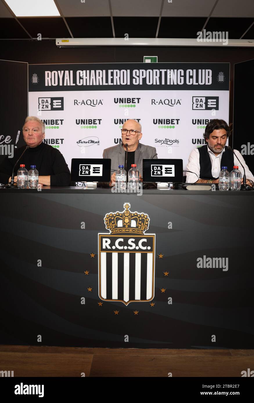 Charleroi, Belgique. 08 décembre 2023. Le président de Charleroi ...