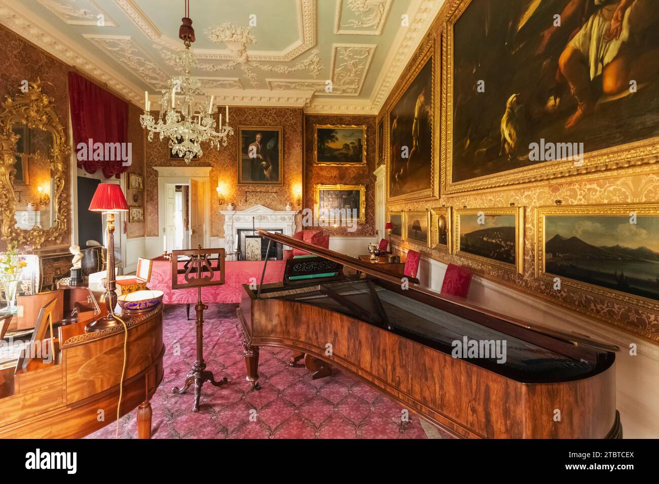 Uppark house interior Banque de photographies et d’images à haute ...