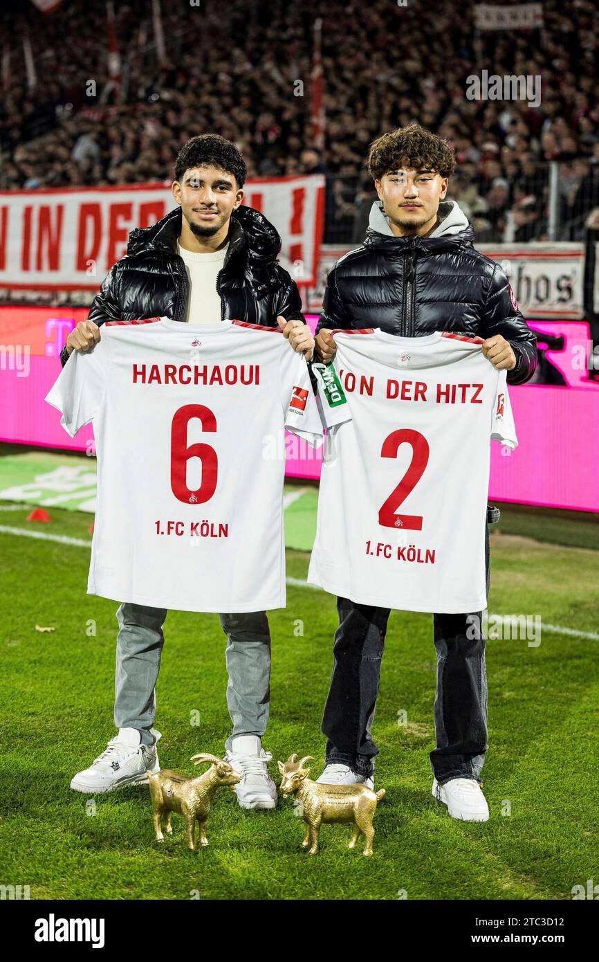 U17 Weltmeister Fayssal Harchaoui und Justin von der Hitz (1. FC Koeln ...