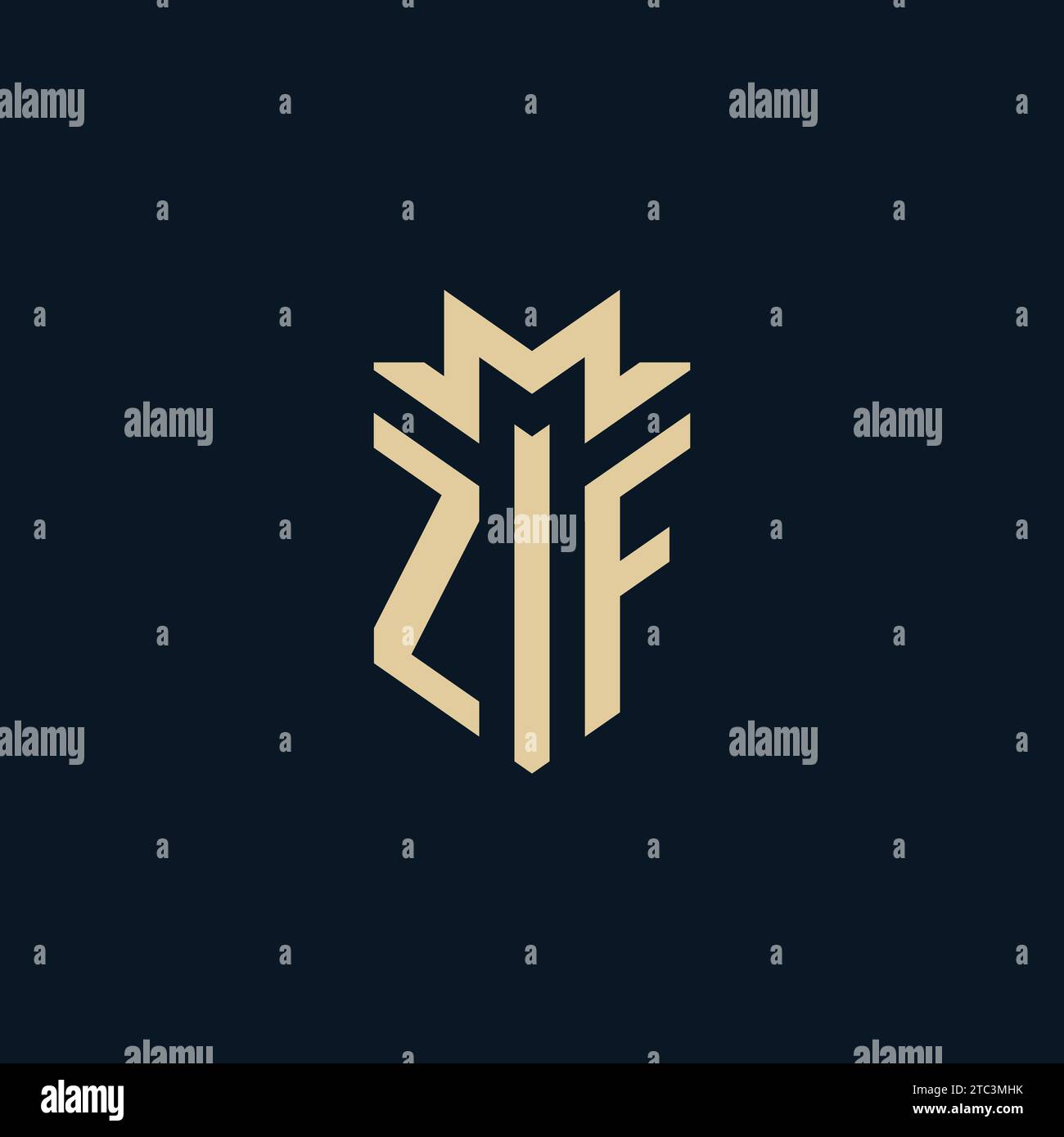 Logo zif Banque d'images vectorielles - Alamy