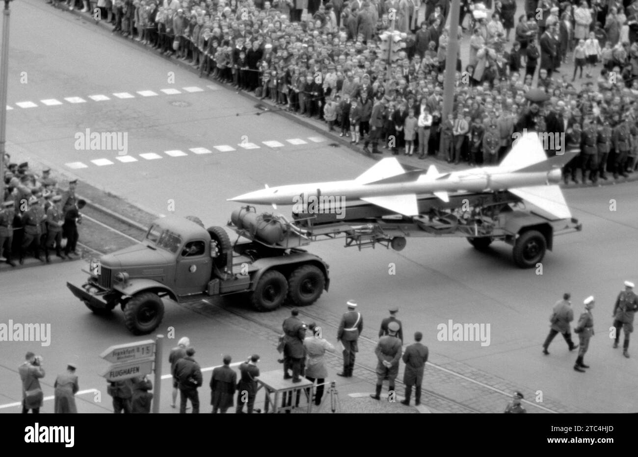 German National Peoples Army GDR surface to Air missile (SAM) sa-2 ...