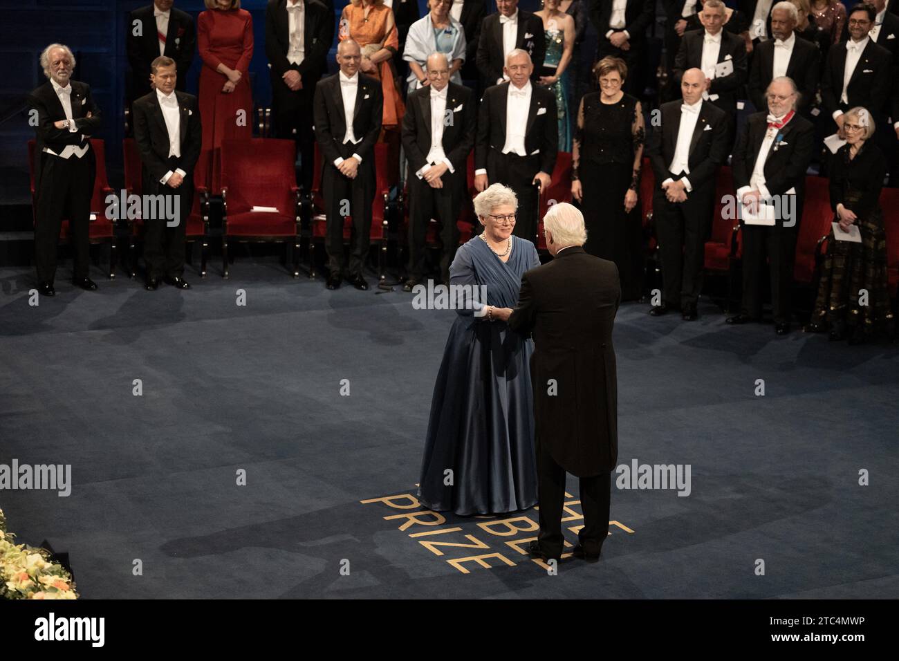Stockholm, Suède. 09 novembre 2023. Prix Nobel de physique 2023 Anne l ...