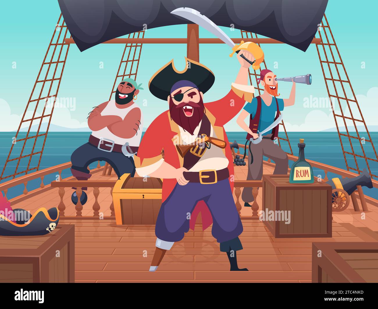 Pont bateau pirate Banque de photographies et d’images à haute ...