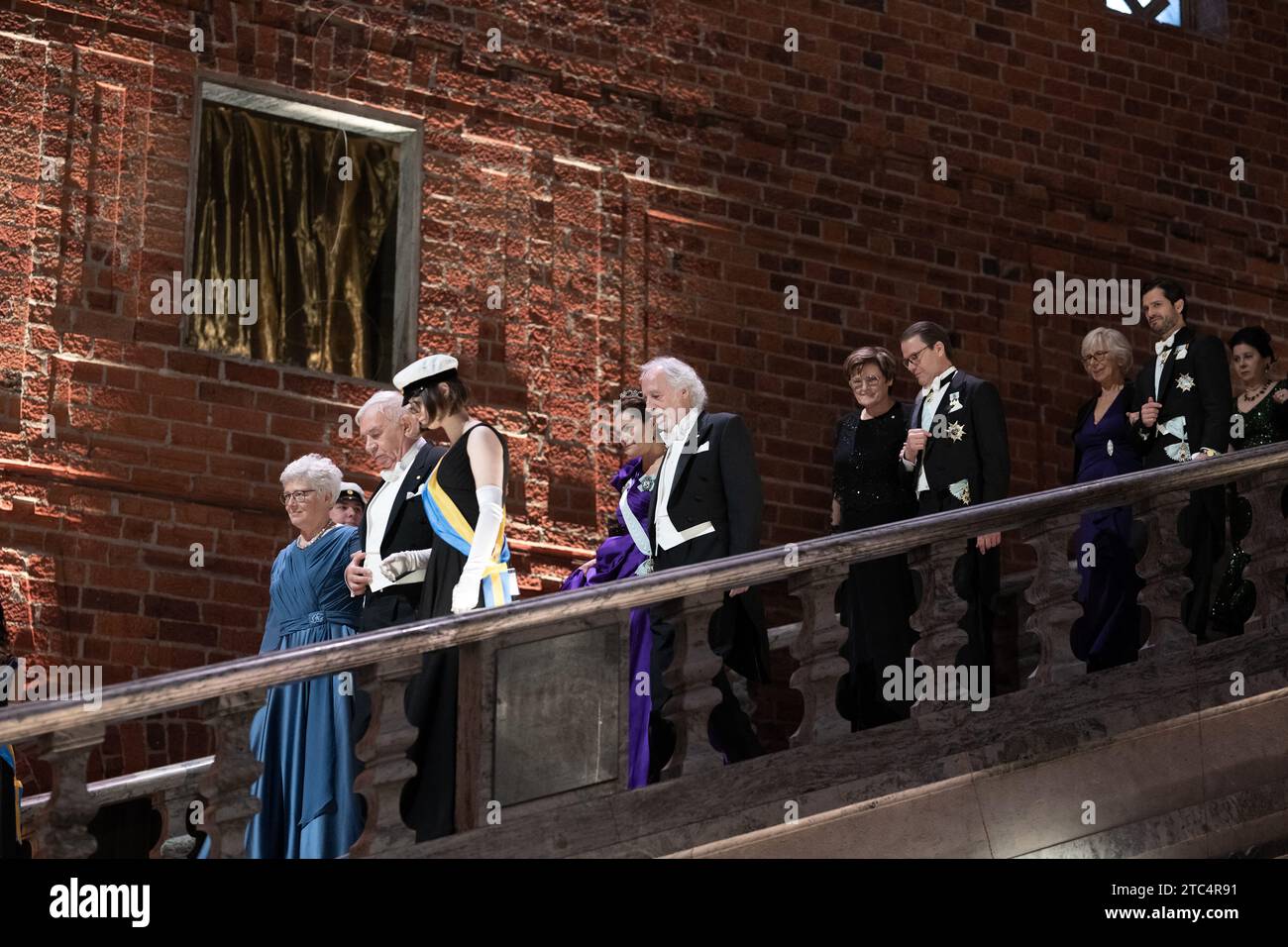 Stockholm, Suède. 09 novembre 2023. Anne l'Huillier, Aleksey Yekimov ...