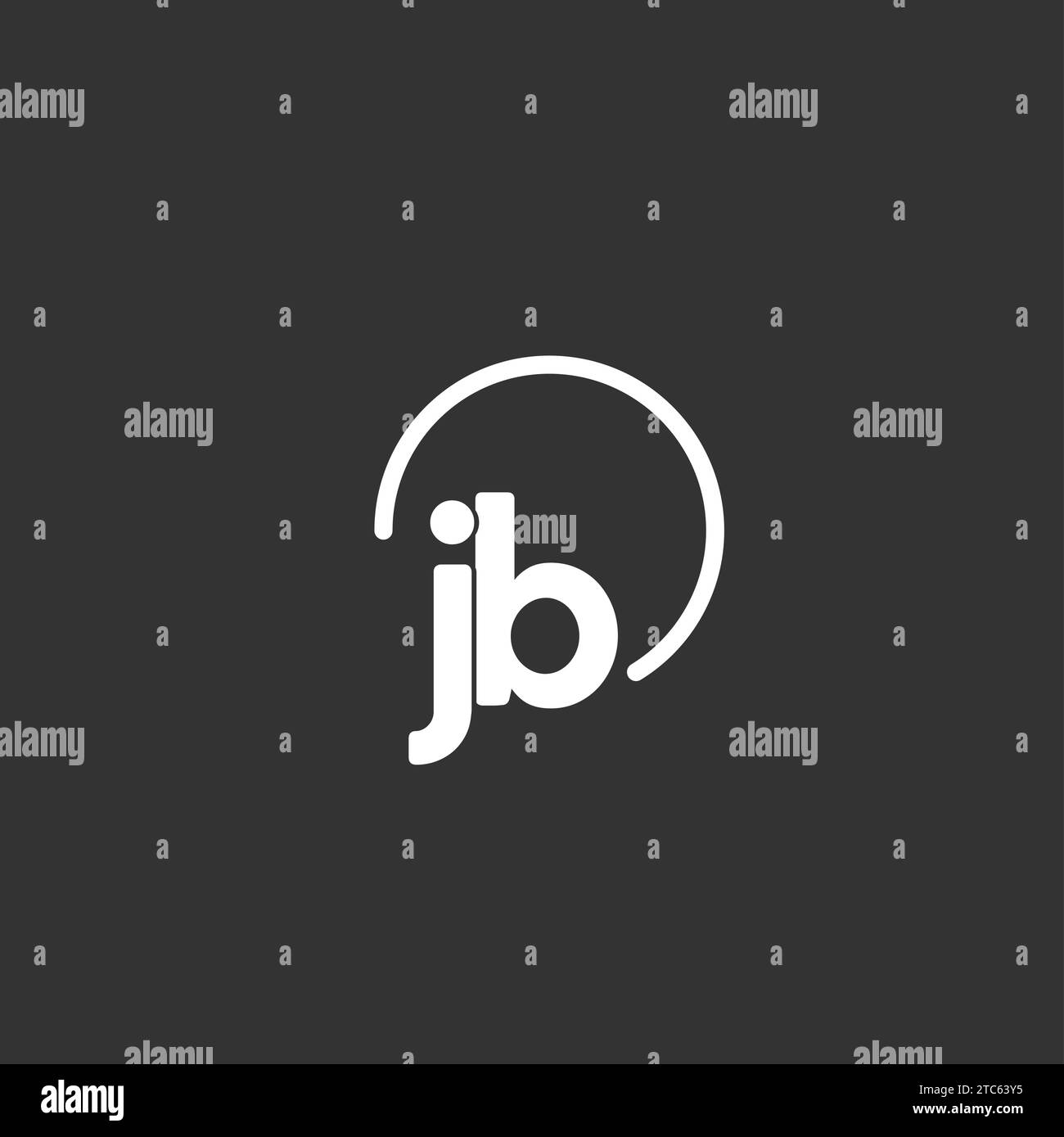 Logo jb initial Banque de photographies et d’images à haute résolution - Alamy