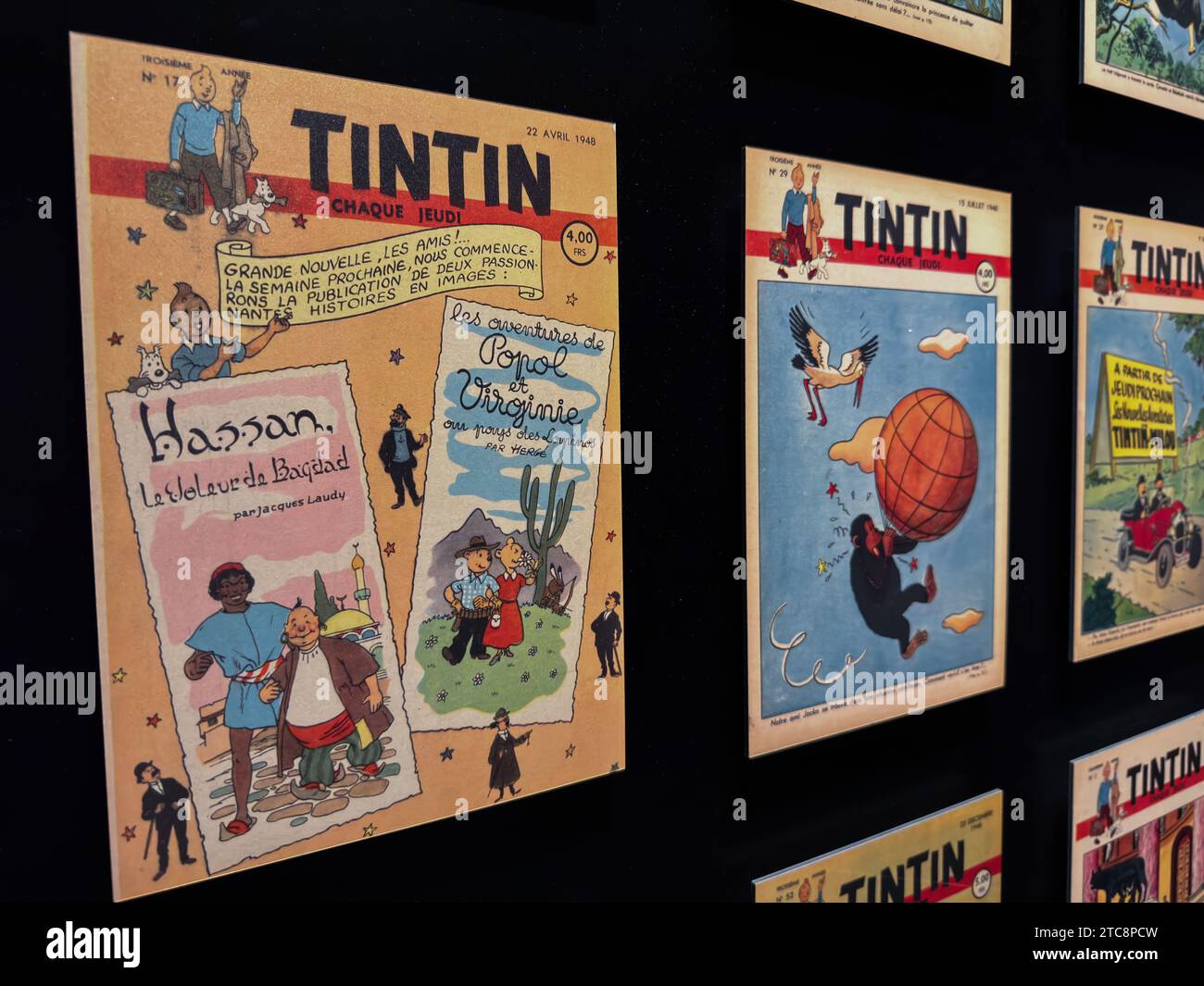 Couvertures assorties de bandes dessinées les aventures de Tintin par ...