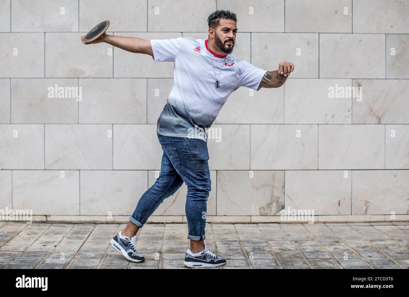 Valence, 10/13/2016. Entretien avec Kim López, médaillée d’or au lancer ...