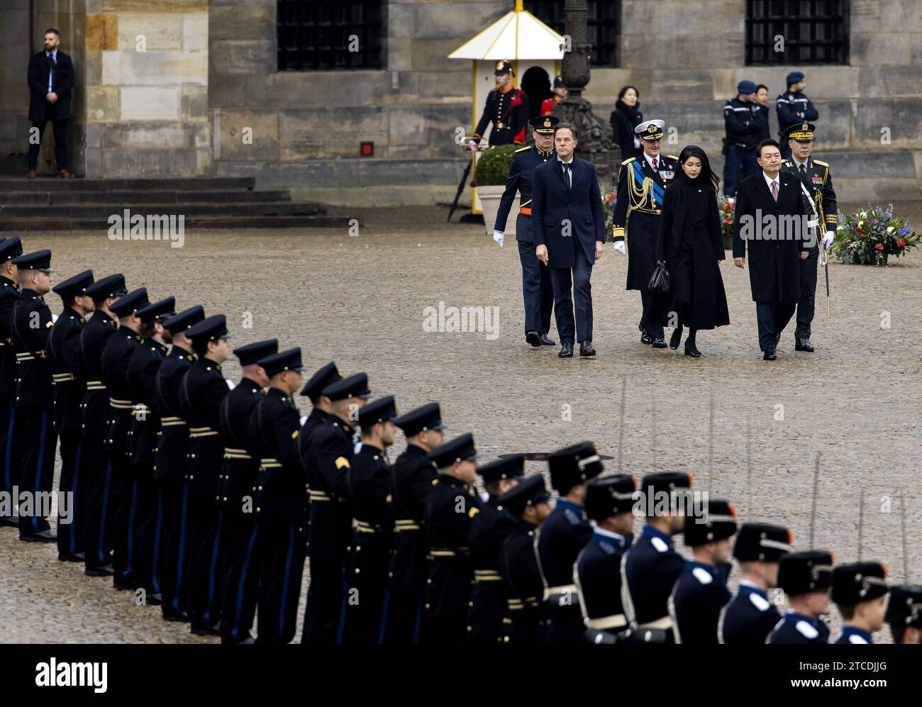 Amsterdam, pays-Bas. 12 décembre 2023. LA HAYE - le Premier ministre ...