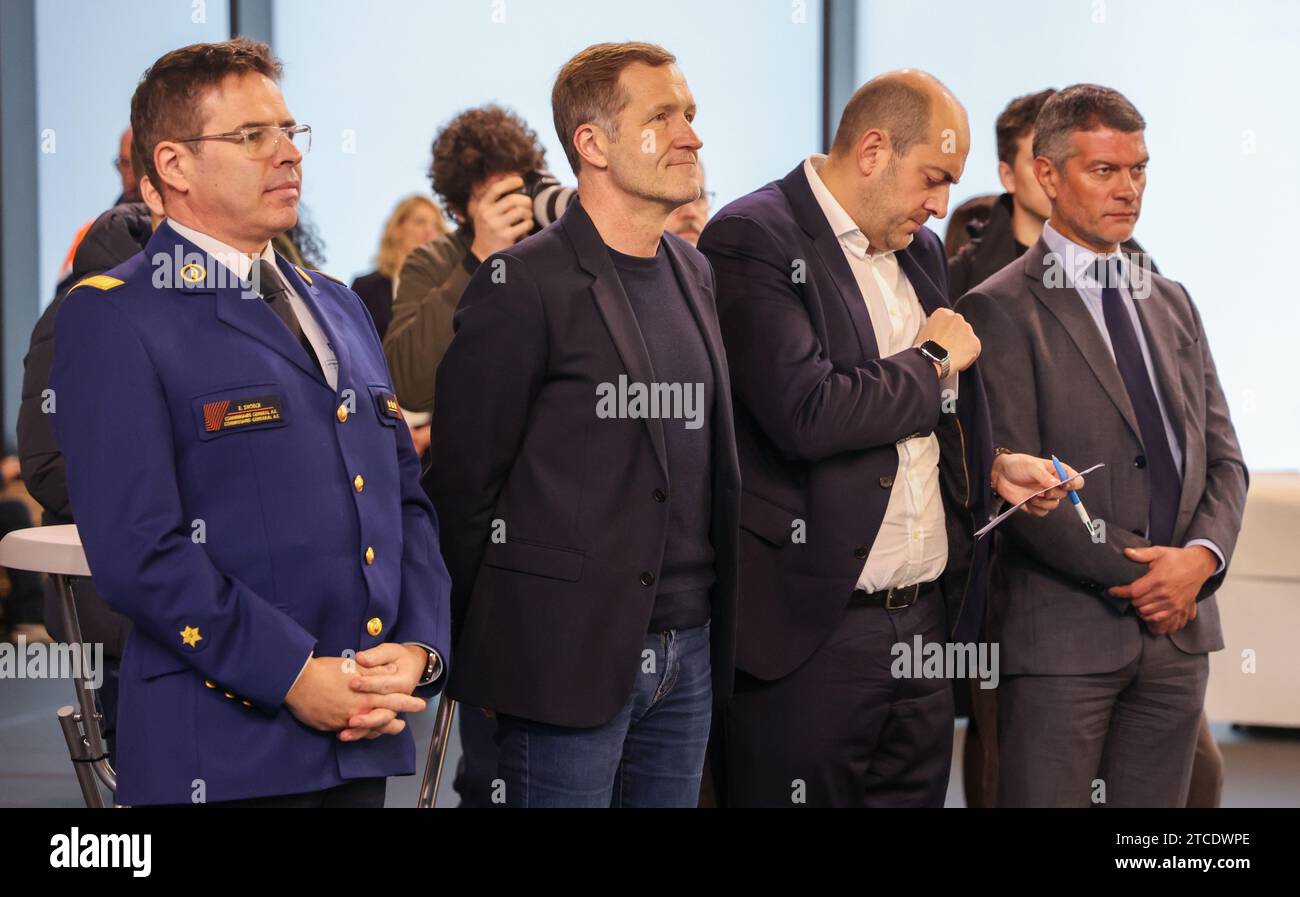 Charleroi, Belgique. 12 décembre 2023. Le directeur de la police ...