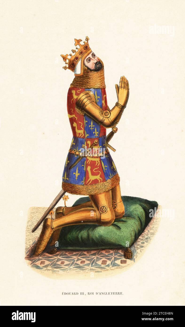 Édouard III, roi d'Angleterre, Édouard de Windsor, 1312-1377. En ...