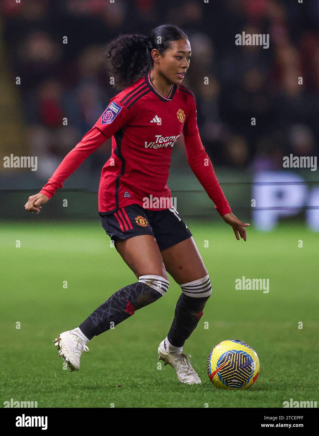 Jayde Riviere de Manchester United en action lors du match de Barclays ...