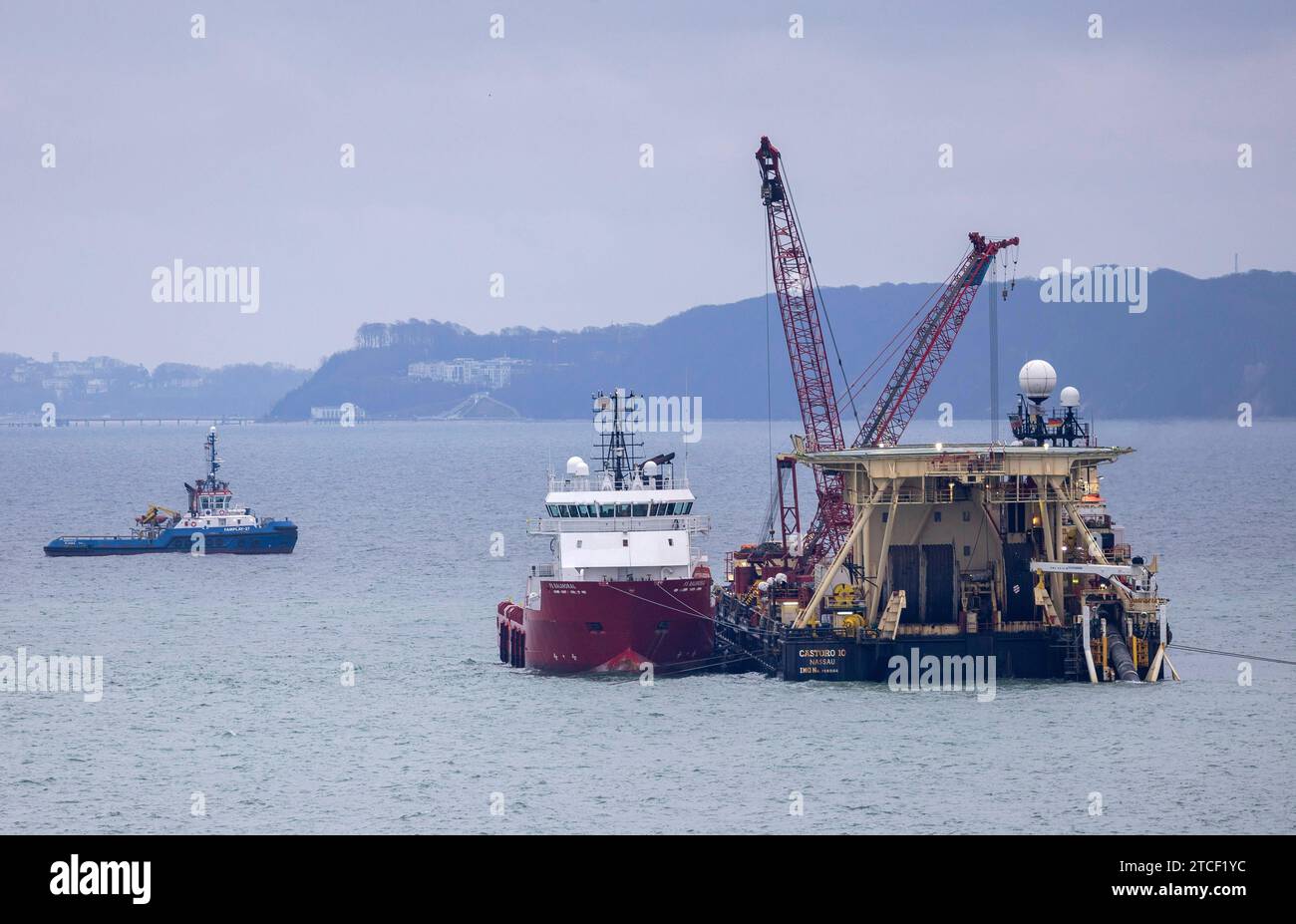 LNG-Pipeline Ruegen ist fast fertig Das Pipeline-Verlegeschiff Castoro ...