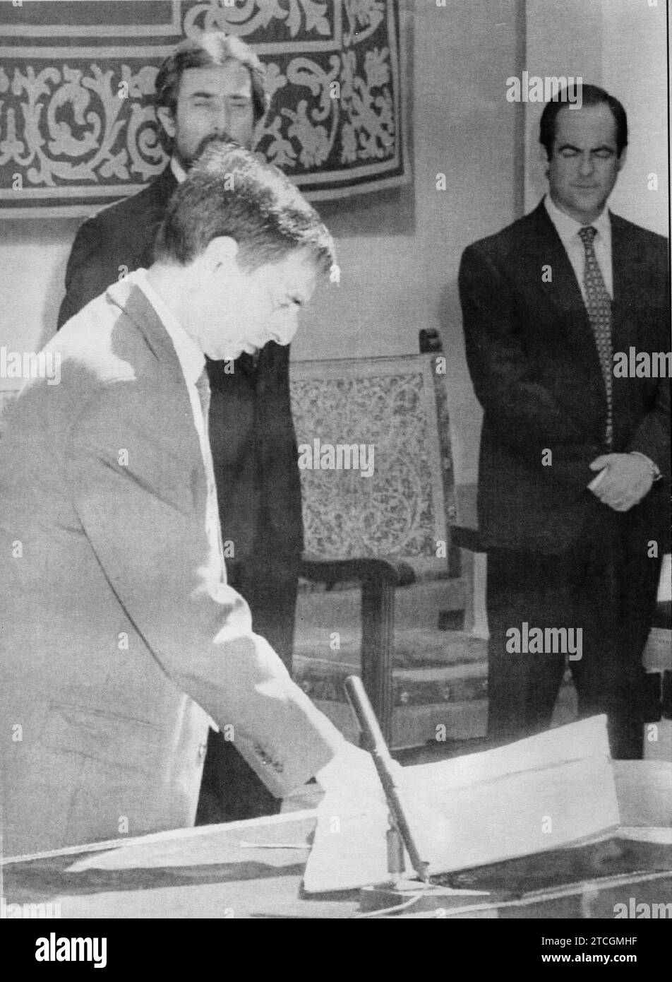 08/31/1993. De nombreuses personnalités à l’inauguration du nouveau ...