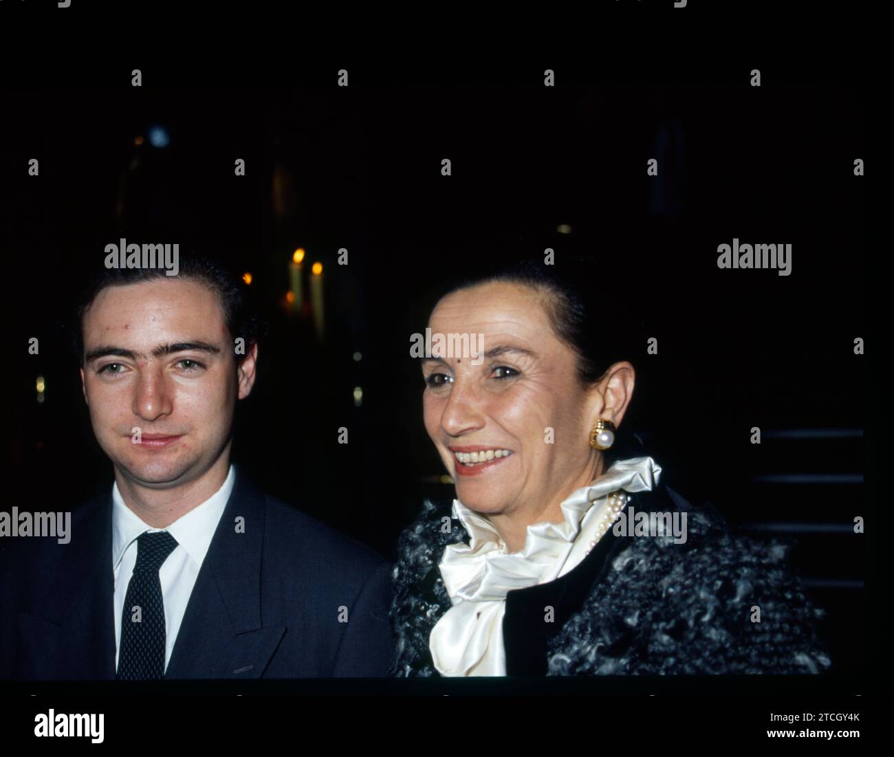 Charo palacios condesa de montarco Banque de photographies et d’images ...