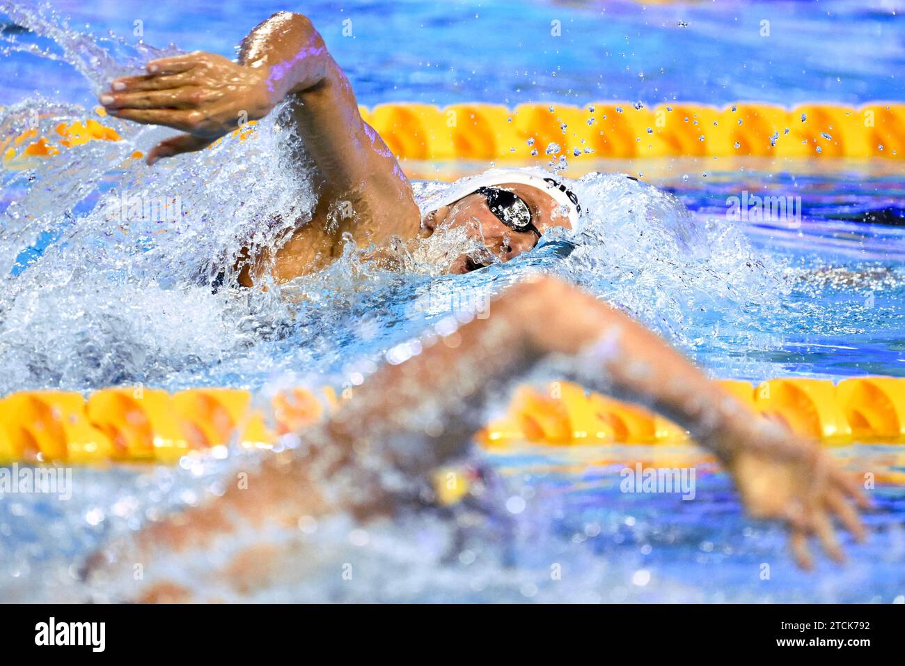 Barbora Seemanova de Tchéquie concourt dans les demi-finales du 200m Freestyle féminin lors des ...