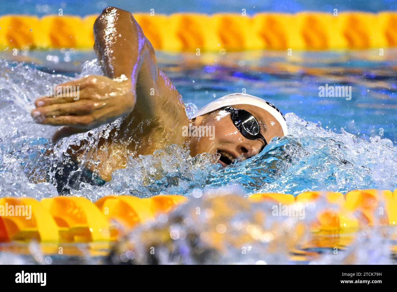 Barbora Seemanova de Tchéquie concourt dans les demi-finales du 200m Freestyle féminin lors des ...