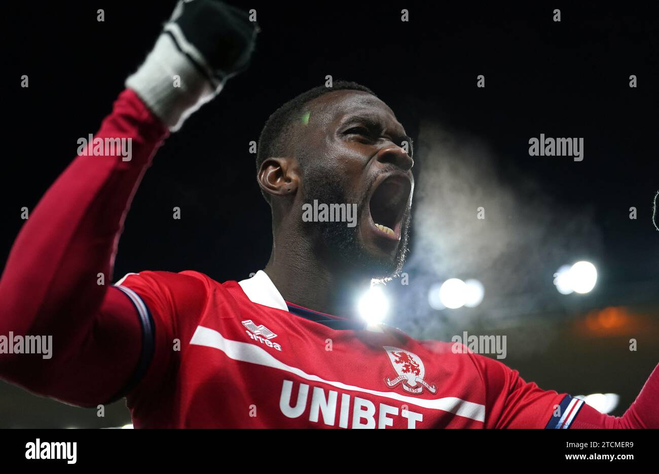 Emmanuel Latte Lath de Middlesbrough célèbre avoir marqué le premier ...
