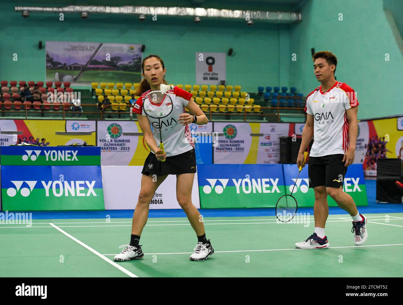 Terry Hee Yong Kai et Jessica Tan Wei Han, de Singapour, affrontent ...