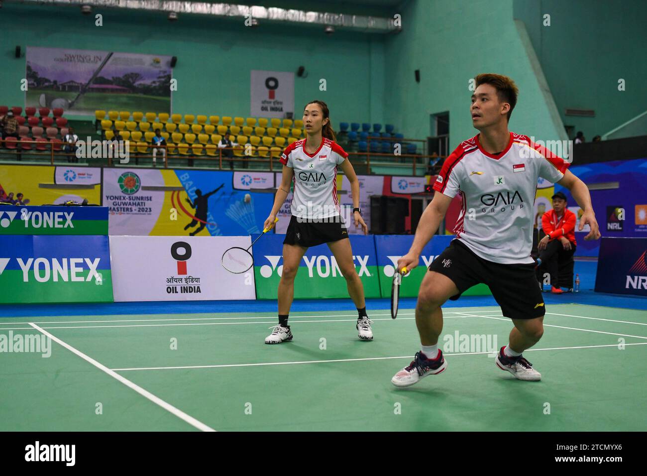 Terry Hee Yong Kai et Jessica Tan Wei Han, de Singapour, affrontent ...