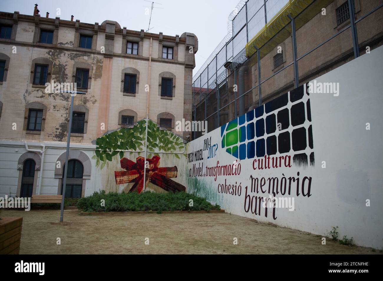 Barcelone, 01/10/2017. Vues de la prison modèle de Barcelone. Photo ...