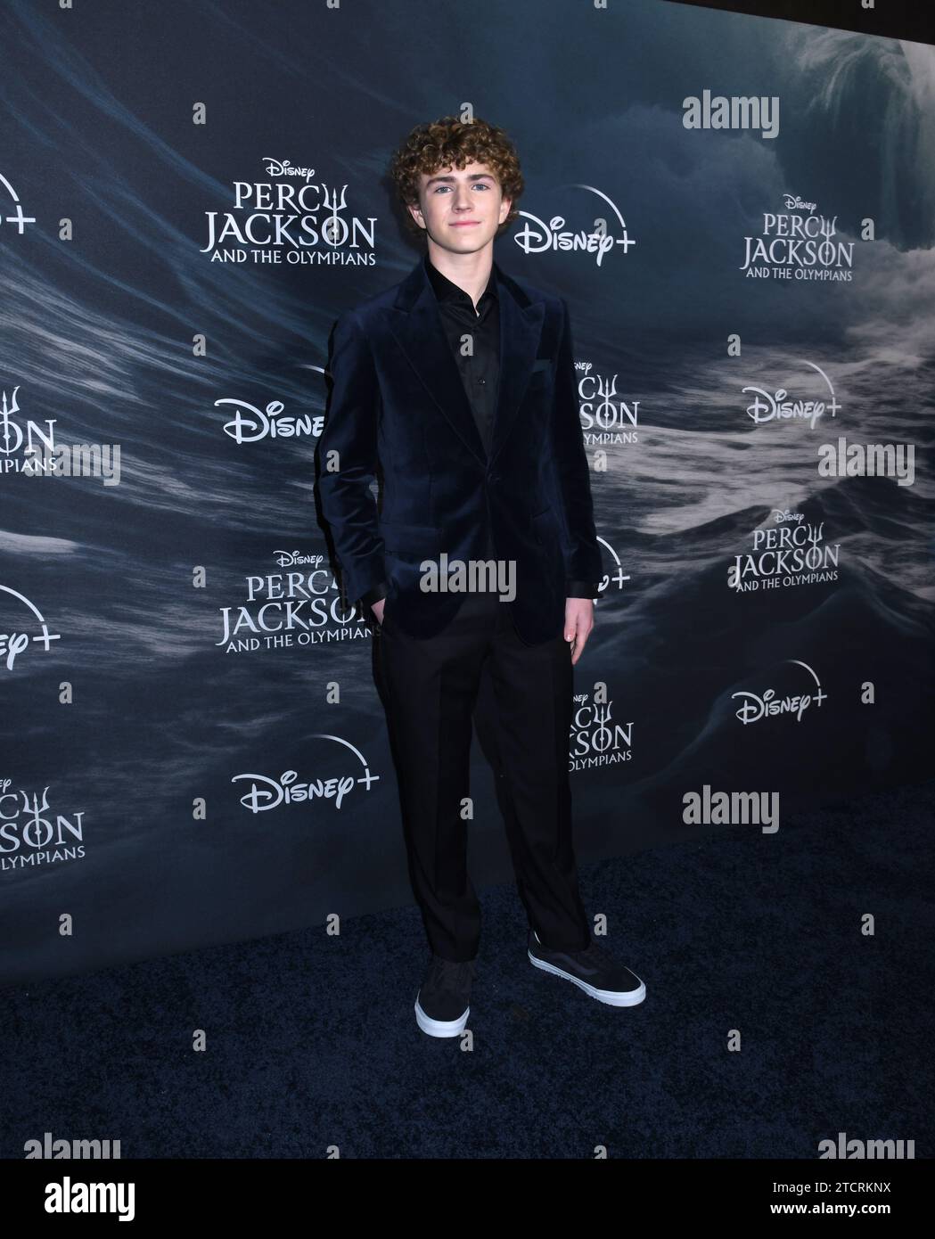 Walker Scobell Percy Jackson Et Les Olympiens Banque De Photographies