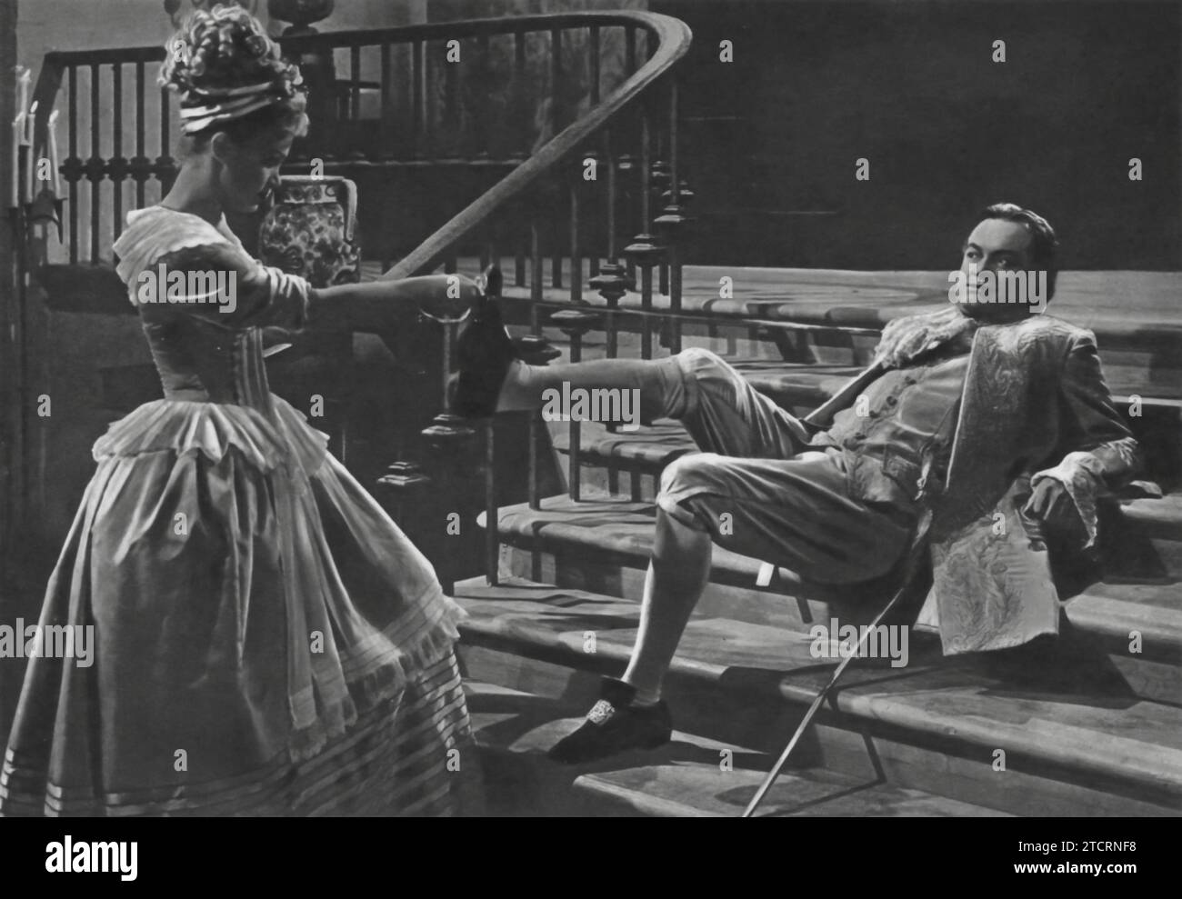 Joan Caulfield et Bob Hope sont représentés dans une scène du film ...