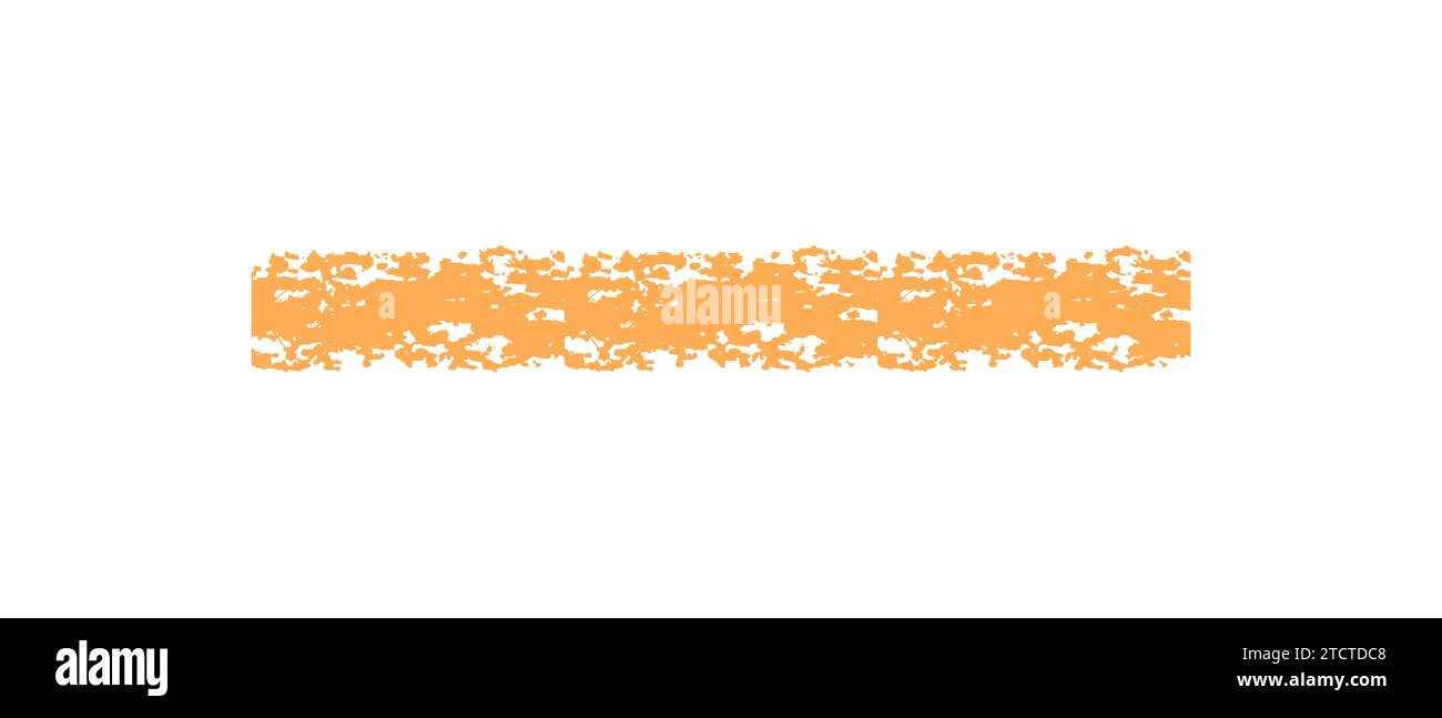 Ligne simple dessinée à la main dessinée avec du crayon de cire, de la ...