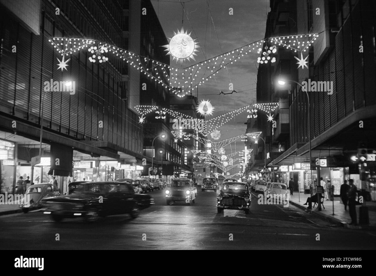 Les lumières de Noël se sont déroulées à Eloff Street, Johannesburg le ... Les lumières de Noël se sont déroulées à Eloff Street, Johannesburg le ...